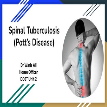 Spinal Tuberculosis Explained in TB Patients | PDF