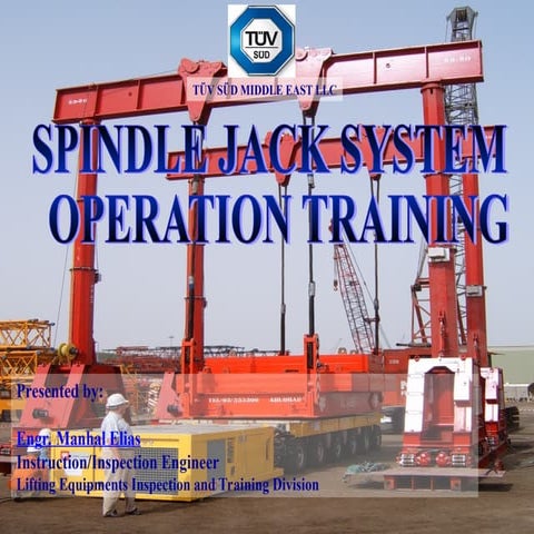 Spindle Jack System Operation Training.ppt