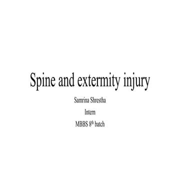 Spine and extermity injury.pptx