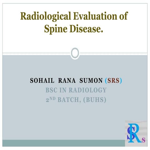 Spine disease e srs update version | PPT