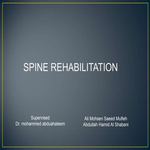 SPINE REHABILITATION.ppt