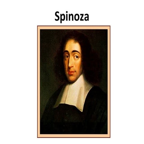 Spinoza - going rogue way before Sarah! | PPT