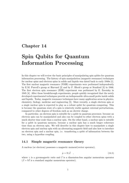 Quantum entanglement | PDF