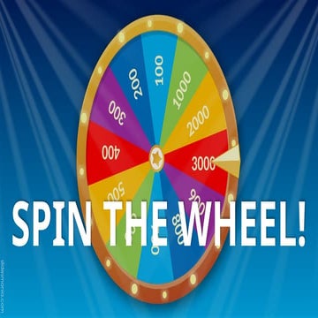 Spin the Wheel - Good strategy to random choose your participants. | PPTX