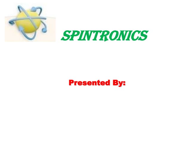 Spintronics | PPT
