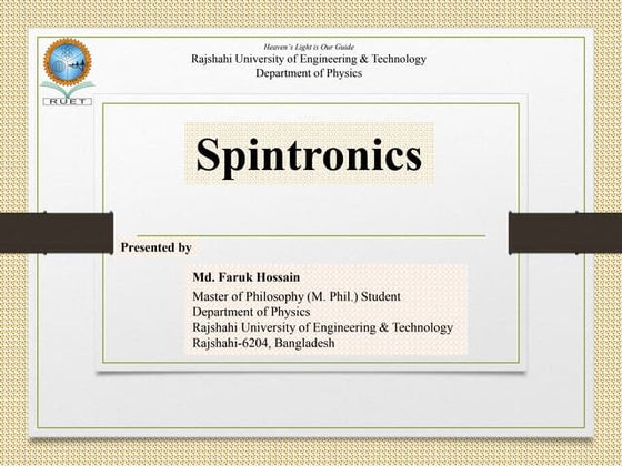 SpinFET | PDF
