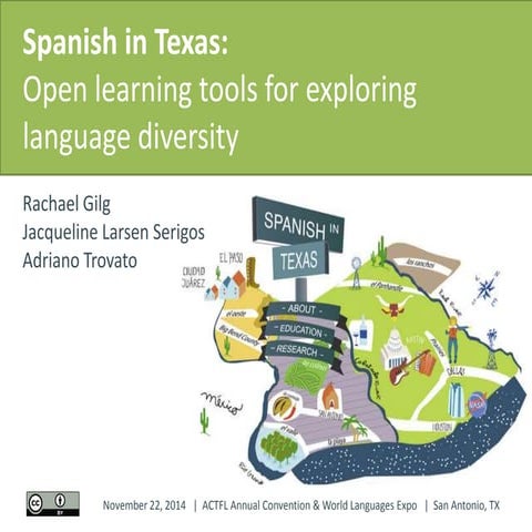 Spanish in Texas: Open learning tools for exploring language diversity ...