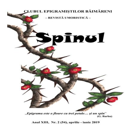 Revista Spinul nr 54 - (2-2019) - | PDF