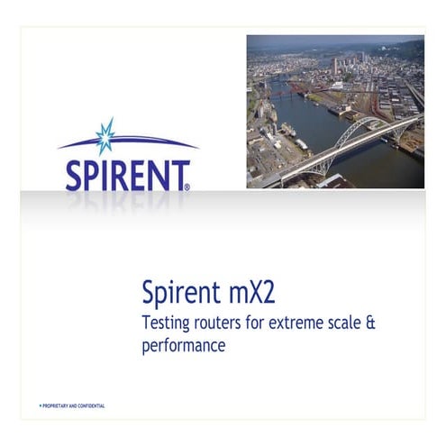 Spirent TestCenter Virtual | PDF