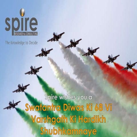 Spire wishes everyone a Happy 68th Independence Day! | PPTX