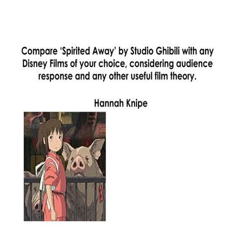 Spirited away | PPT