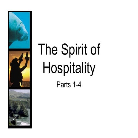 THE PRESENTATION ON SPIRIT OF HOSPITALITY.ppt