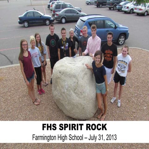 Sprit Rock Lands at FHS | PPT