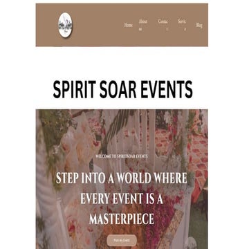 spirit soar events wedding and corporate | PPT