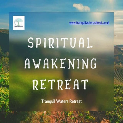 Journey to Enlightenment: Tranquil Waters Spiritual Retreat | PPTX