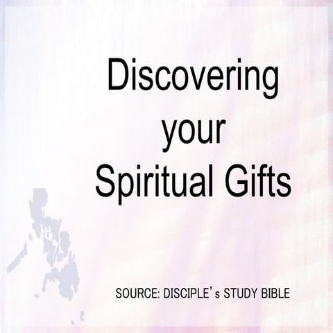 Discovering your Spiritual Gift | PPTX