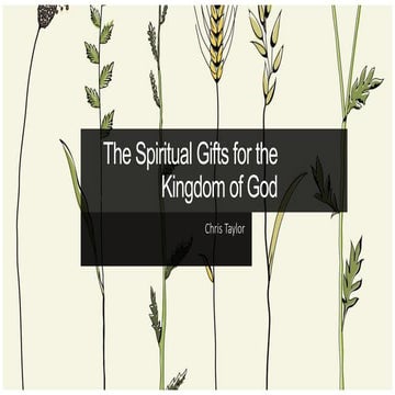 Spiritual gifts presentation | PPTX