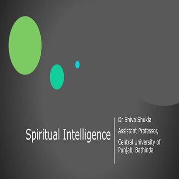 Spiritual Intelligence | PPT
