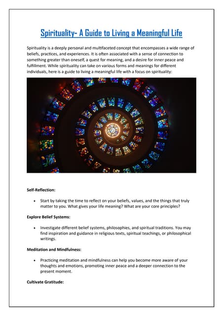 Living in the Light | PDF