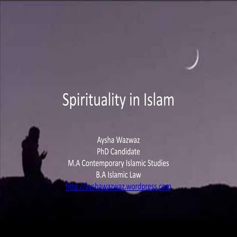 Spirituality in-islam | PPTX