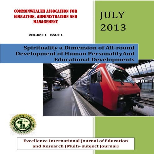 Spirituality a dimension of all round development o | PDF