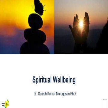Spirituality and wellbeing | PPTX