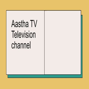 Spiritual Journeys with Aastha TV Live Events | PPT