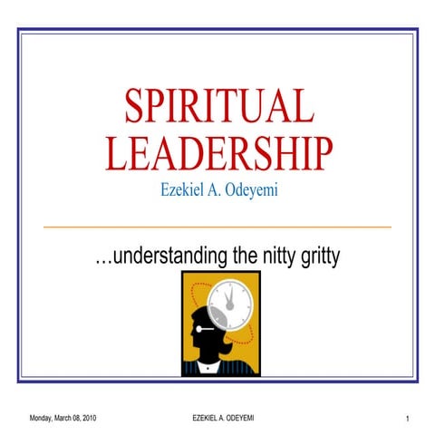 Spiritual Leadership | PPTX