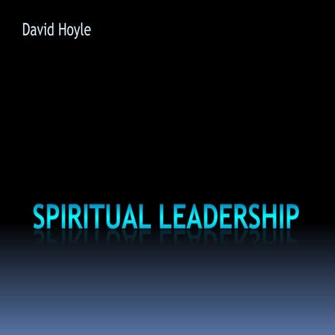 Spiritual leadership | PPTX