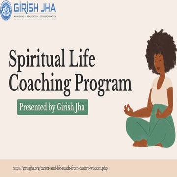 Spiritual Life Coaching Program with Girish Jha.pdf | Spirituality ...