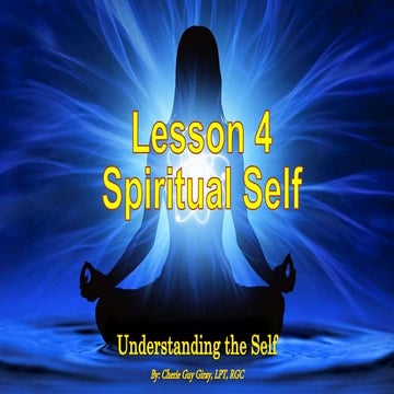 Spiritual self, Sources of Meaning According to Viktor Frankl | PPTX