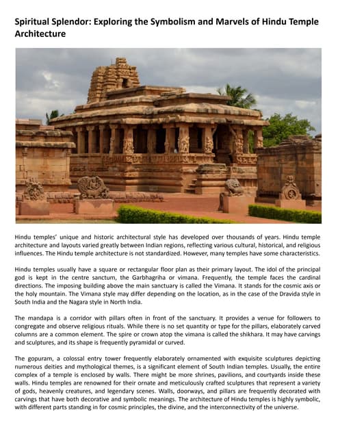 Human body and hindu temple 11 | DOCX