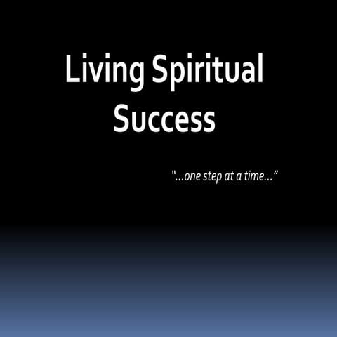 Spiritual Success from Paul | PPTX | Christianity | Religion & Spirituality