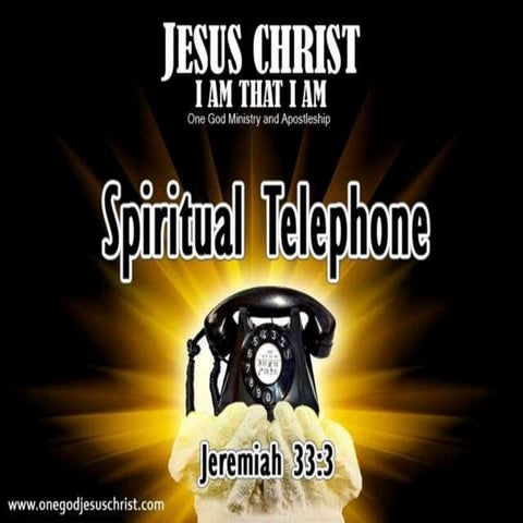 Spiritual telephone | PPTX