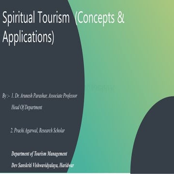 Spiritual Tourism ppt.pptx