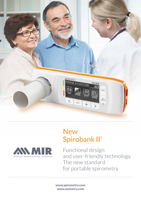 Spirolab Spirometer with Oximetry option | PDF | Lung and Respiratory ...