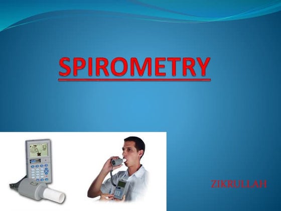 Spirometry | PPT