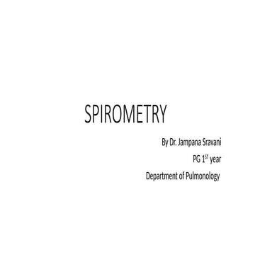 Spirometry ppt.pptx lung function test ppt | PPTX