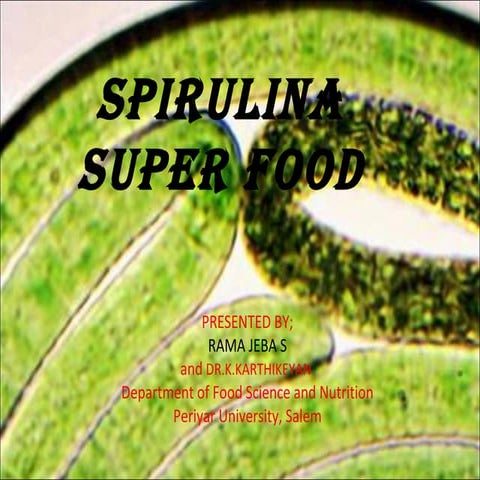 Spirulina | PPT