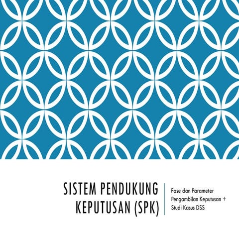 SPK Minggu ke 3 dan 4 - PARAMETER PADA SPK.pptx