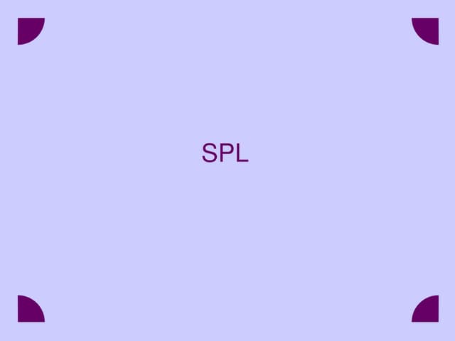 SPL Primer | PDF | Programming Languages | Computing SPL Primer | PDF | Programming Languages | Computing