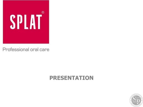 Splat Oral Care presentations