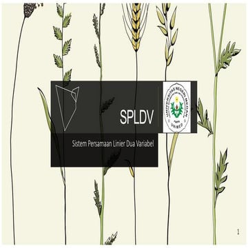 SPLDV (Sistem Persamaan Linier Dua Variabel).pptx