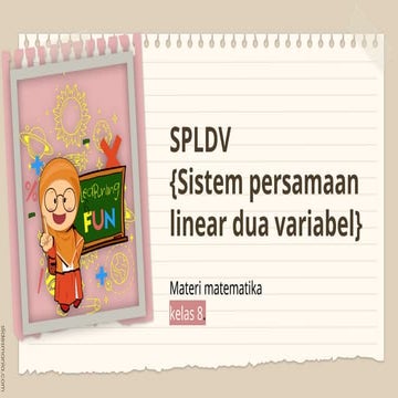 materi matematika kelas viii tentang spldv | PPTX
