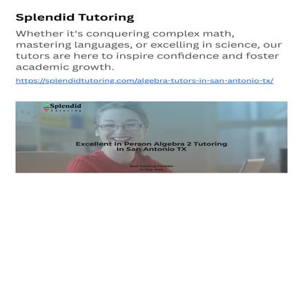Splendid Tutoring.pdf | Education