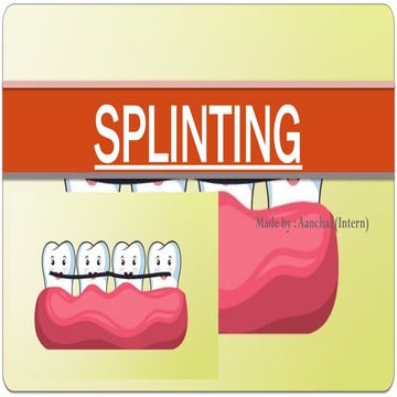 splinting in periodontology in dentistry.pptx