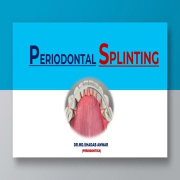 Occlusal splints | PPTX