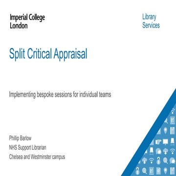 Split critical appraisal | PPT