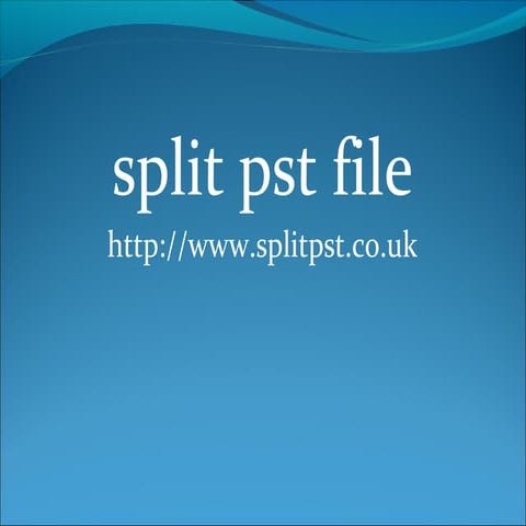 split pst | PPT