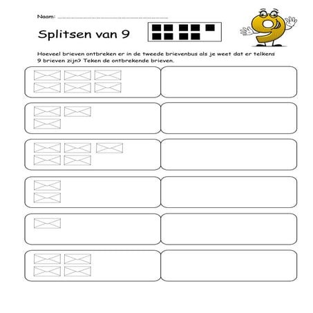 Splitsen van 9 | PDF